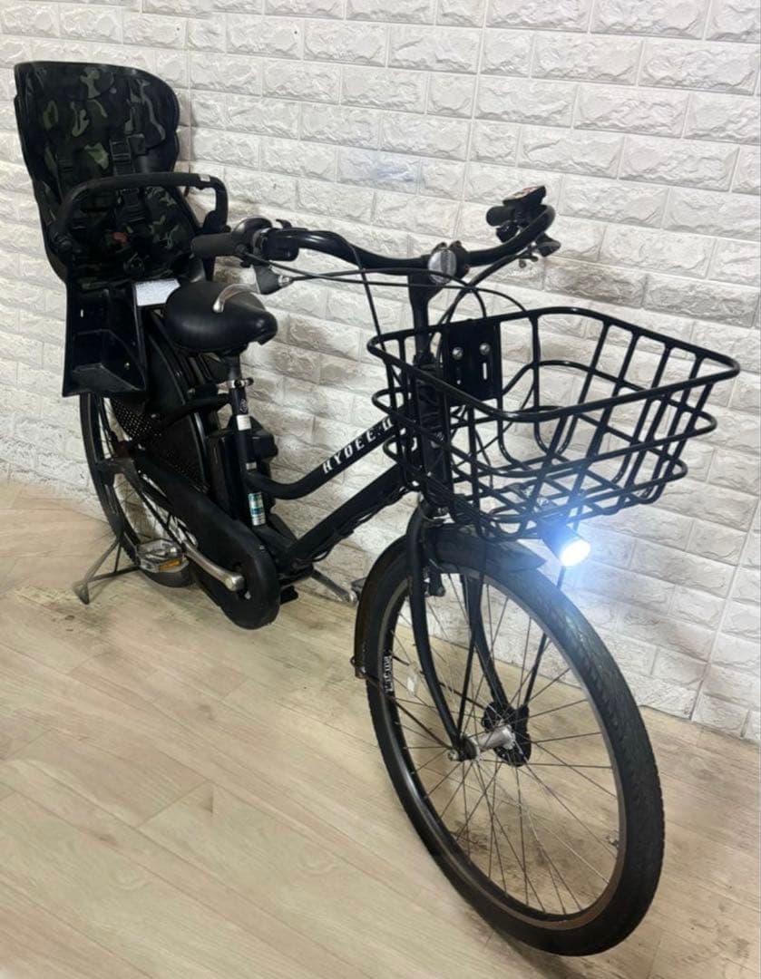 ☆ブリヂストン 電動自転車 ハイディll子供のせ☆完成車配送☆美品☆室内保管☆