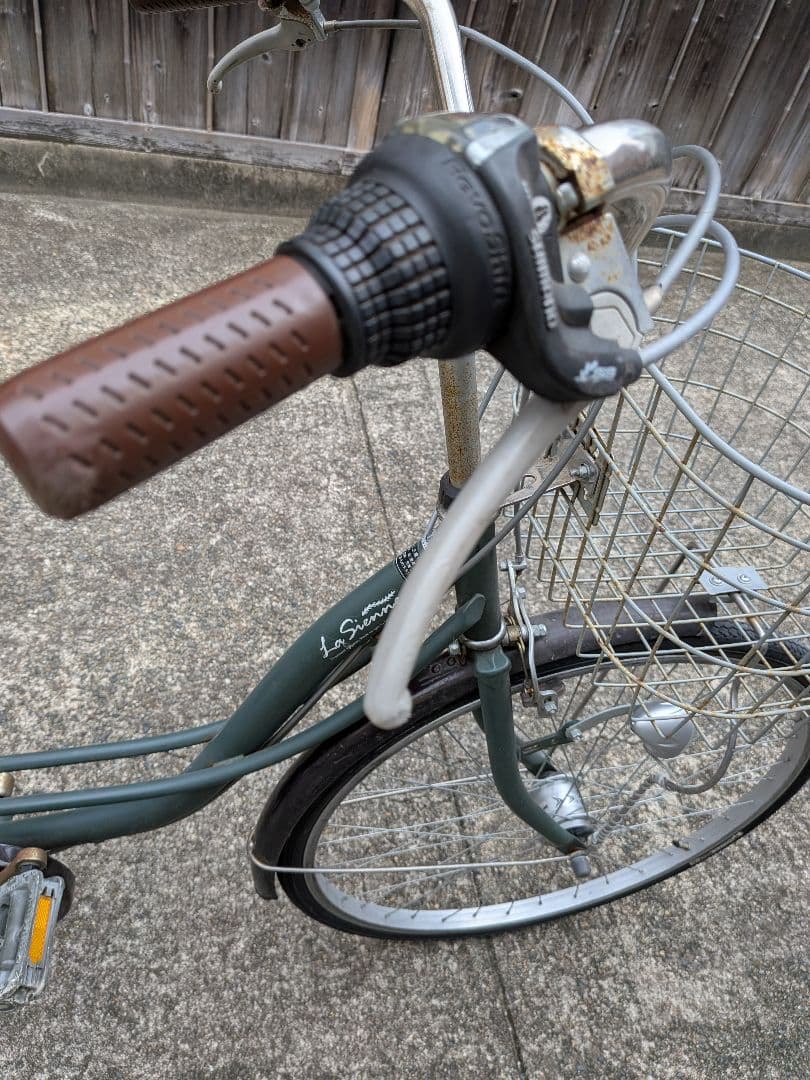 自転車　26インチ　京都市　変速　カゴ付