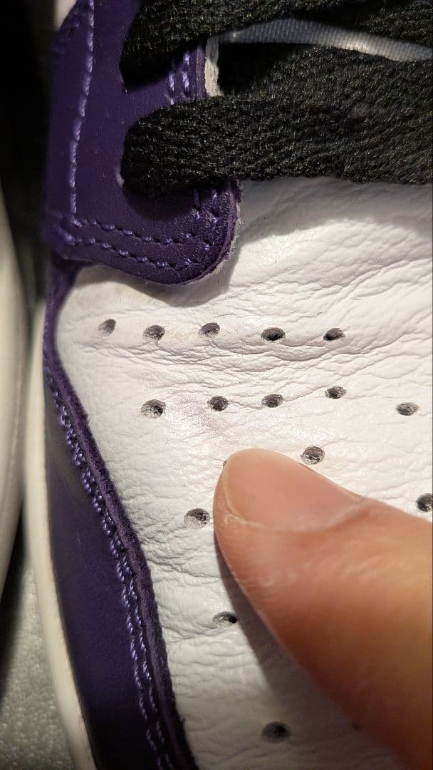 シューズ(男性用) NIKE AIR JORDAN 1 HIGH OG COURT PURPLE