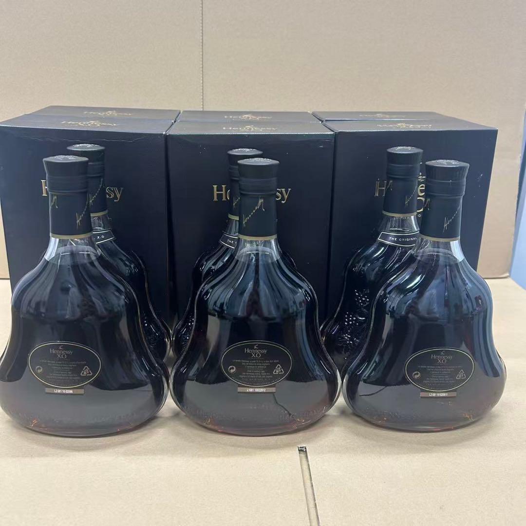 古酒 並行 Hennessy ヘネシー XO 黒キャップ 箱付き 6点セット