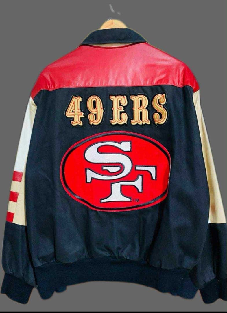 49ERS ウォームアップジャケット ネイビー