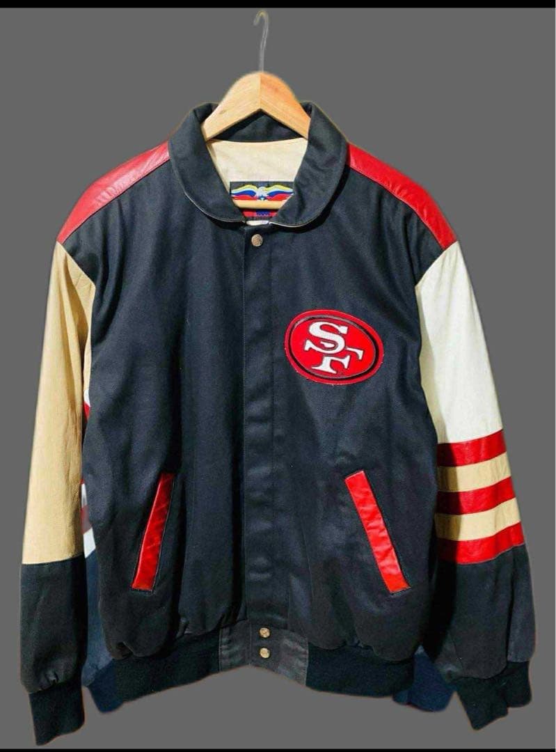 49ERS ウォームアップジャケット ネイビー