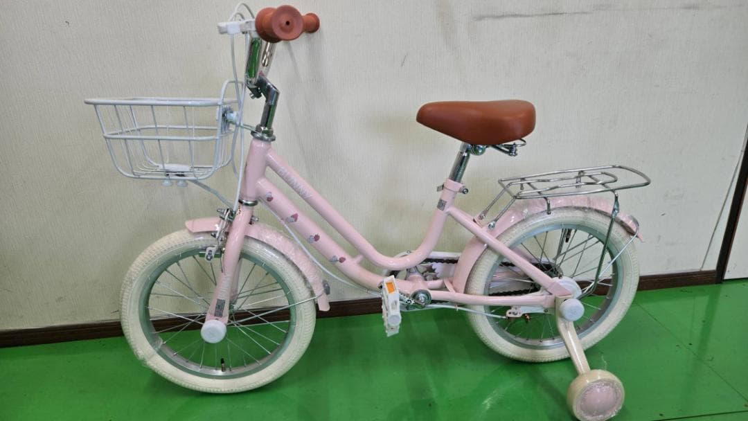 【さくらママ】子供用自転車 BUNNYデザイン 18インチ PINK