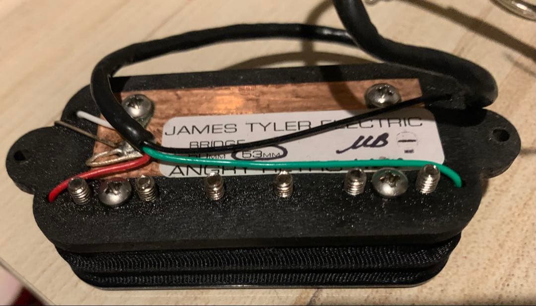 JAMES TYLER ELECTRIC MAXIMUM TONE ピックアップ