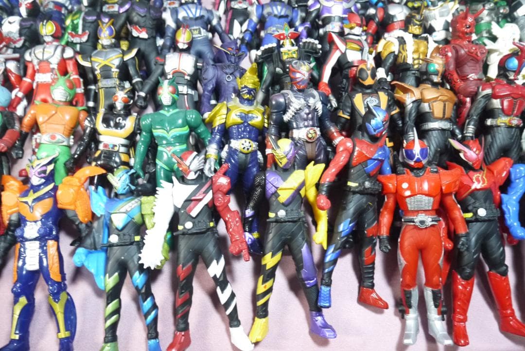 ライダーヒーローシリーズ　ビッグサイズソフビフィギュア　125体セット