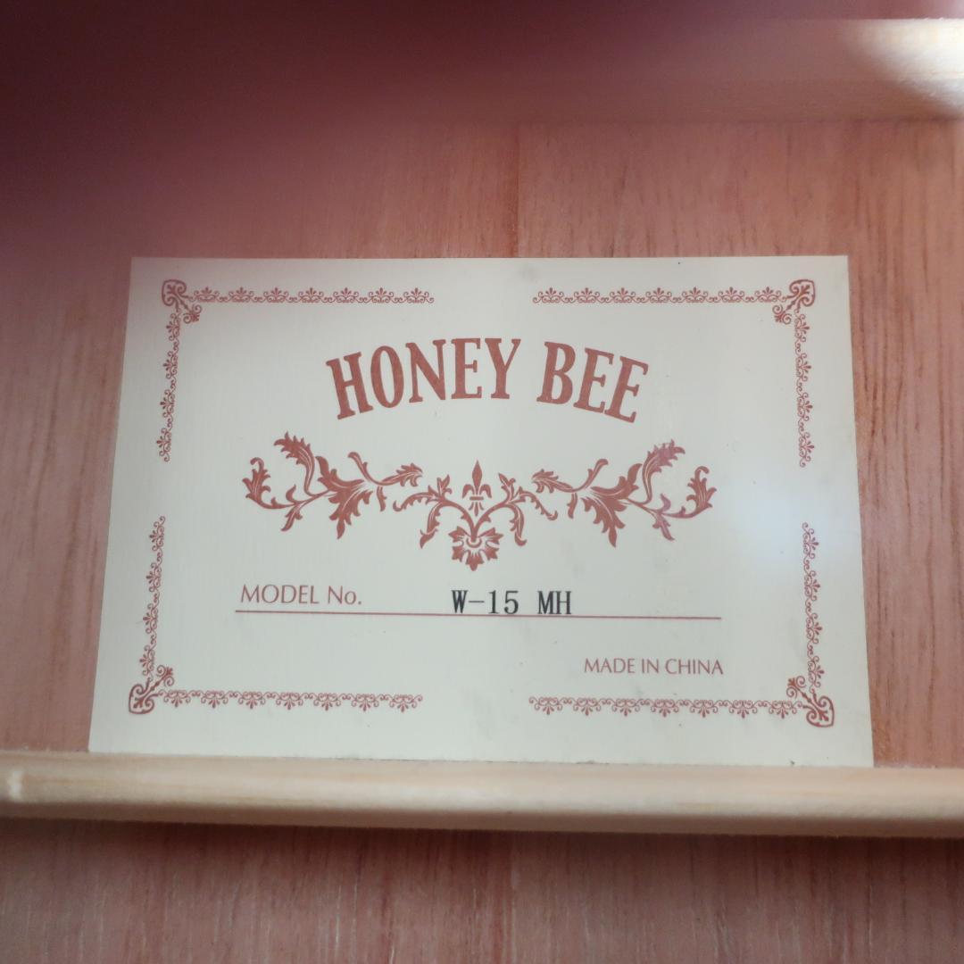 ほぼ未使用 HONEY BEE W-15MH アコースティックギター ケース付