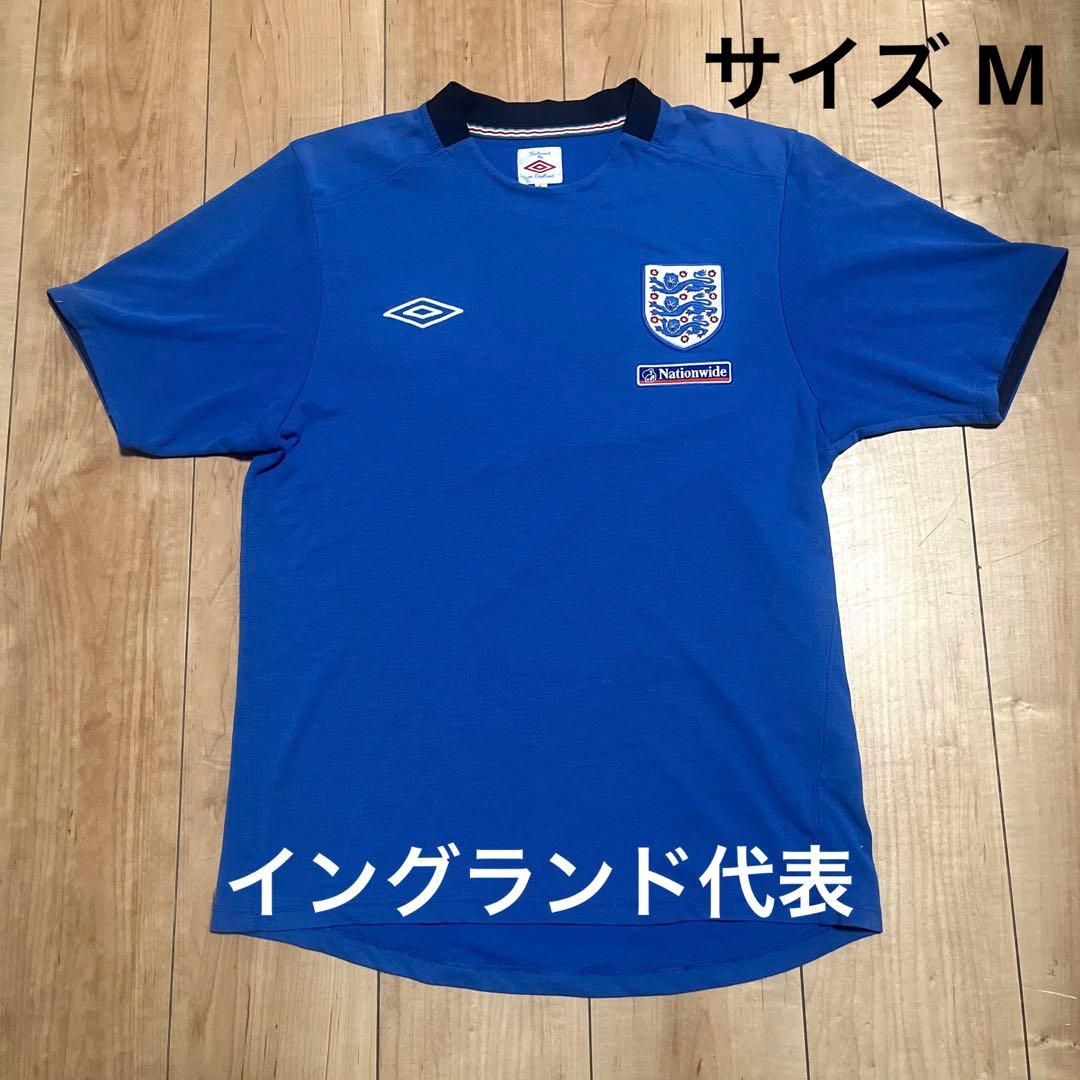 イングランド代表 サッカー Tシャツ ユニフォーム サイズ M アンブロ