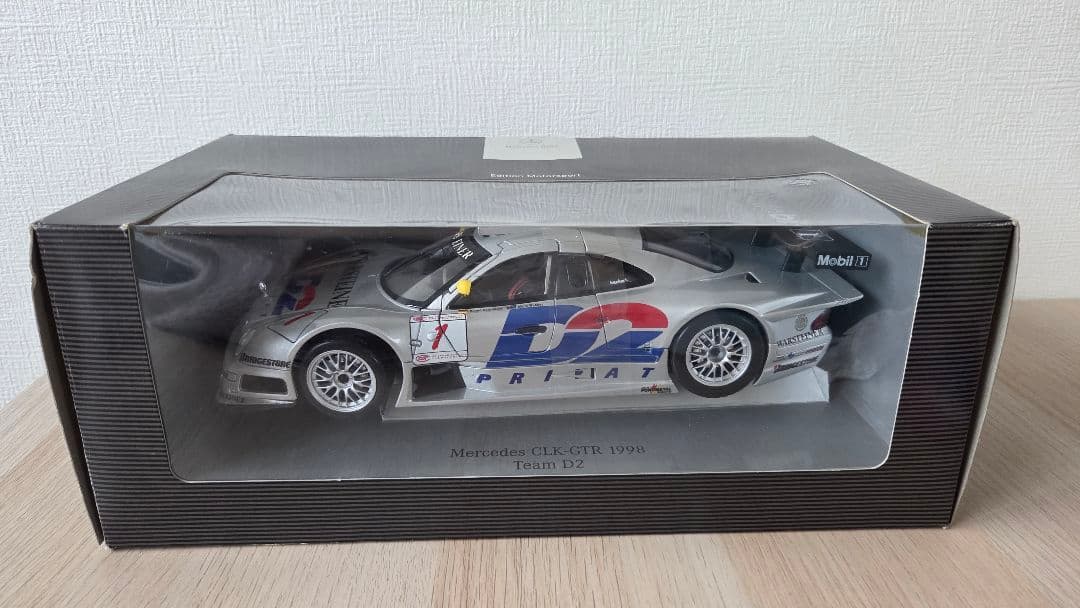 【美品】Mercedes CLK GTR 1998 Team D2 ミニカー