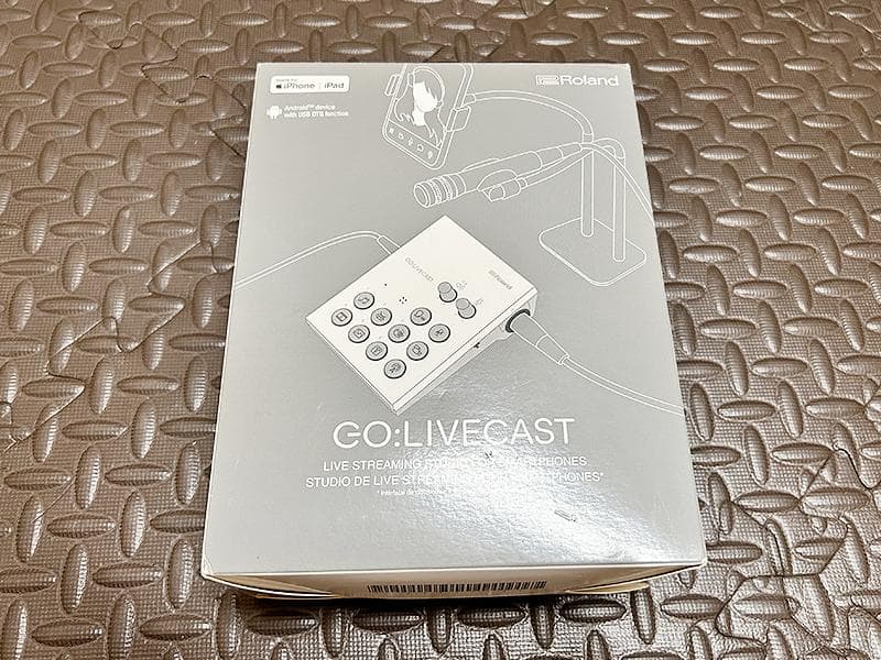 GO:LIVECAST 配信機器 Roland（iPhoneアダプタ2個付美品）