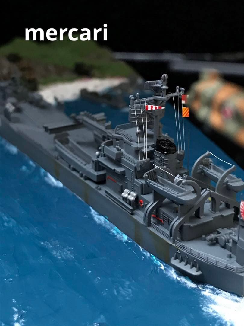 1／700 海上自衛隊輸送艦みうら LST-4151 ジオラマ仕上