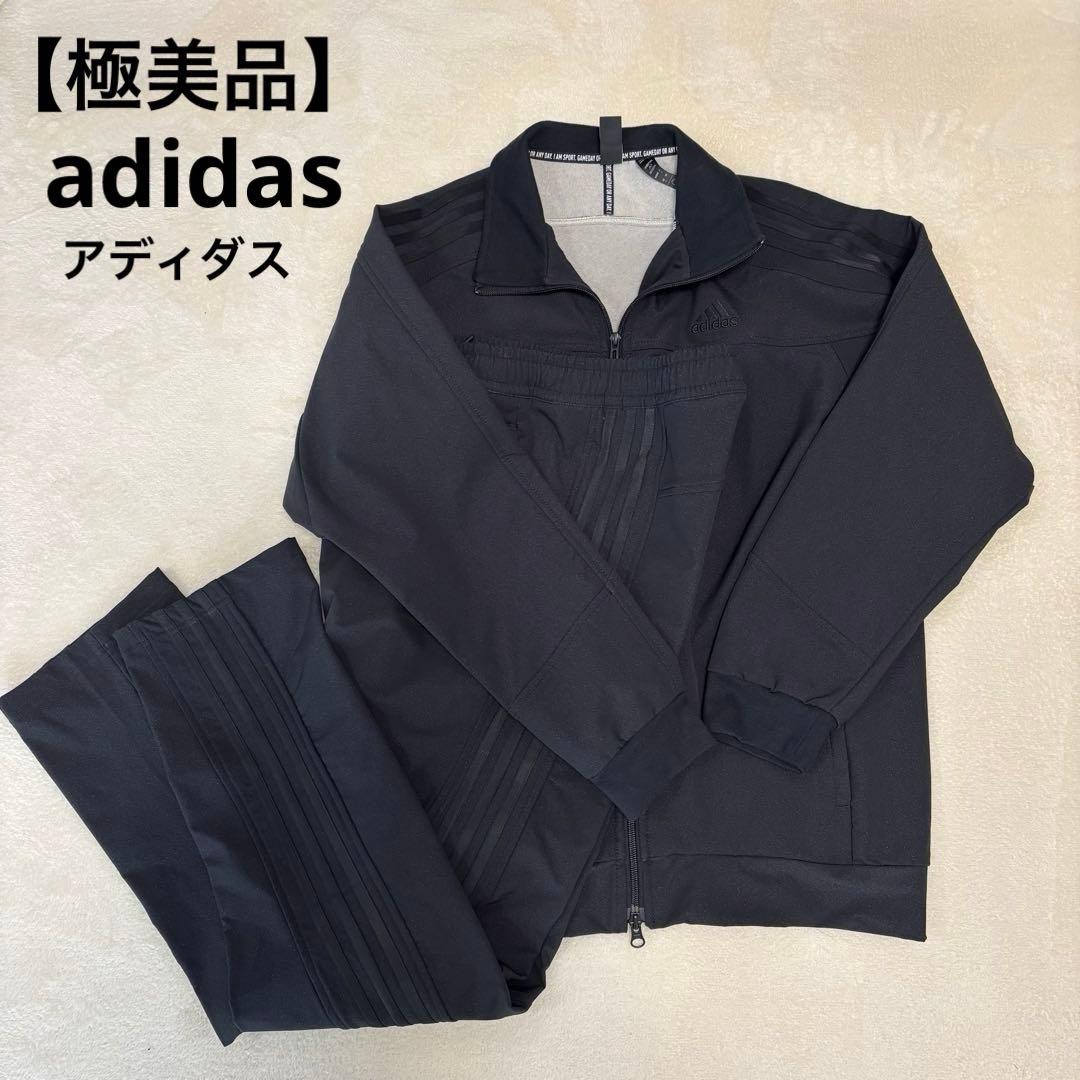 【極美品】adidas アディダス トラックジャケット ジャージ セットアップ