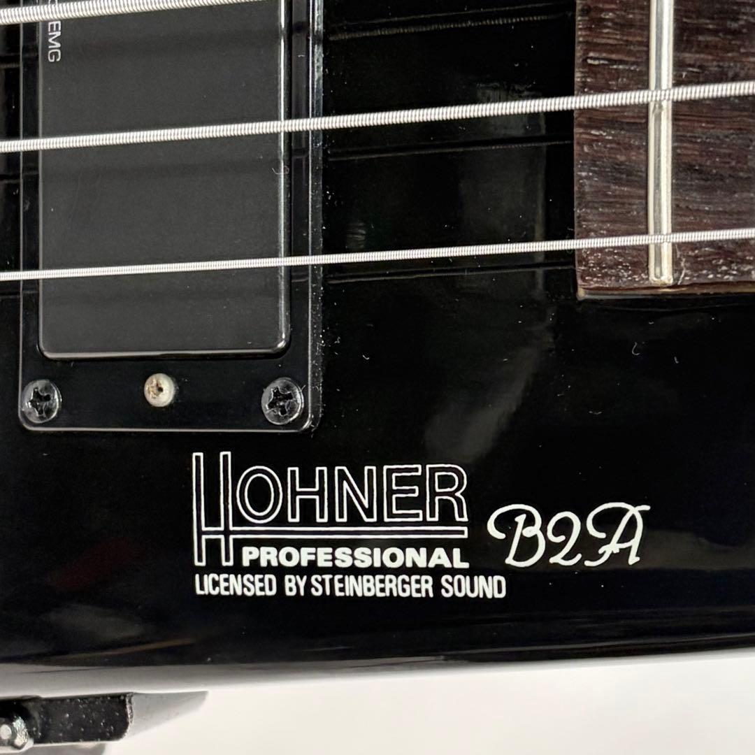 Hohner ヘッドレスベース B2A select製 EMG ピックアップ