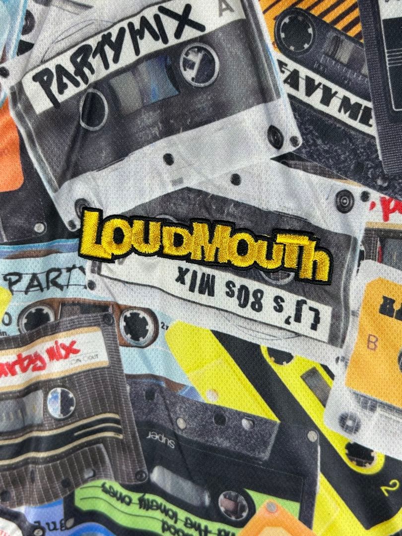LOUDMOUTH 中綿 リバーシブルブルゾン カセット柄 ゴルフ