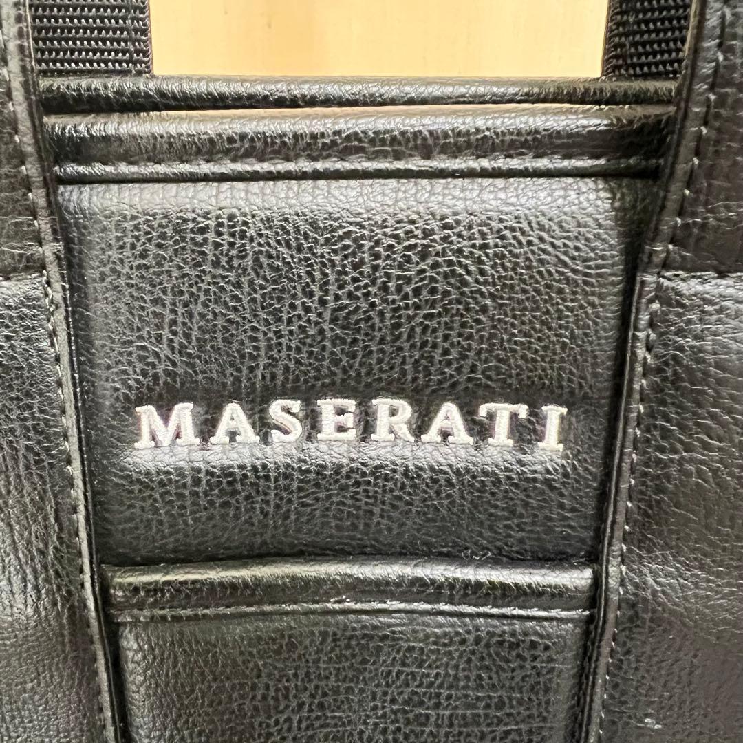 【美品】MASERATI マセラティ ミニトートバッグ　カートバッグ ノベルティ
