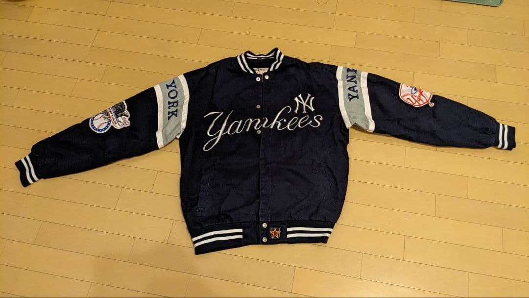 New York Yankees スタジアムジャケット ネイビー