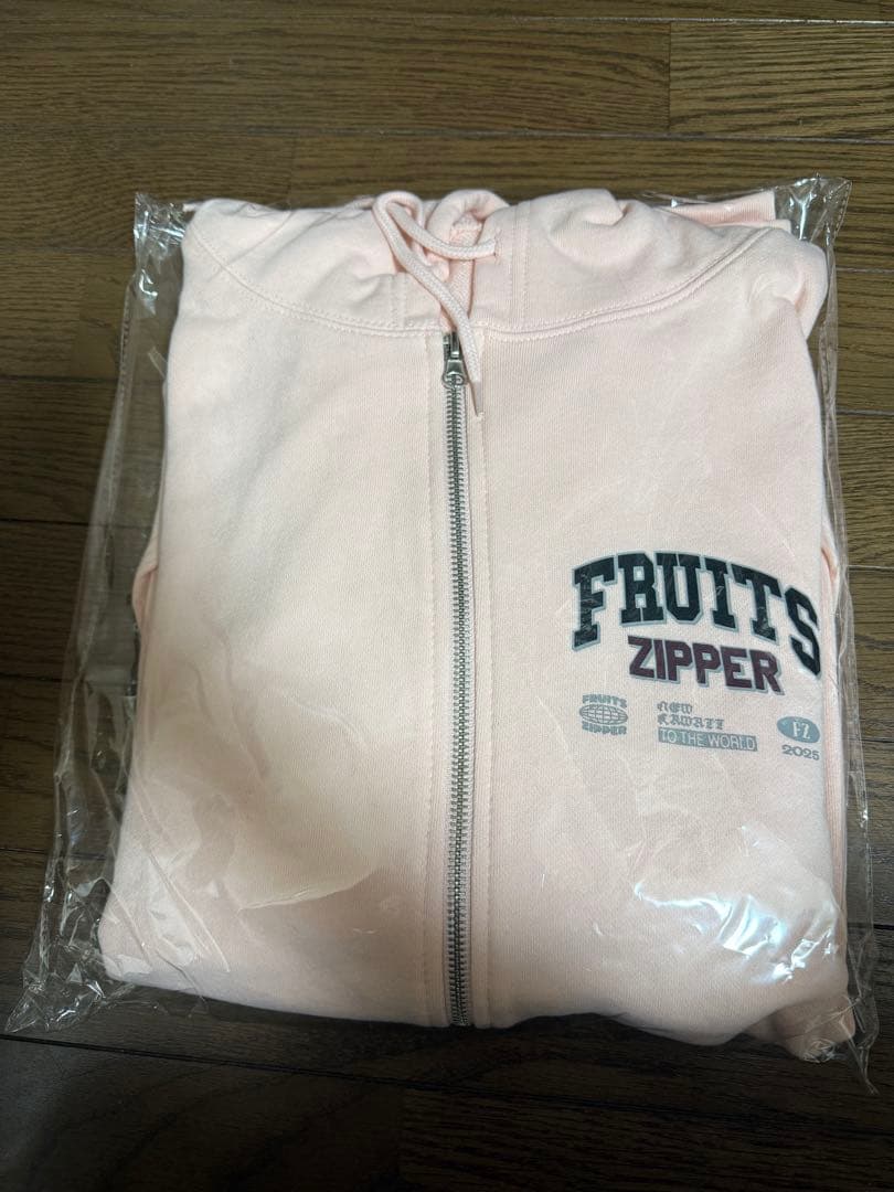 FRUITS ZIPPER フルーツジッパー　松本かれん　ベビーピンク　パーカー