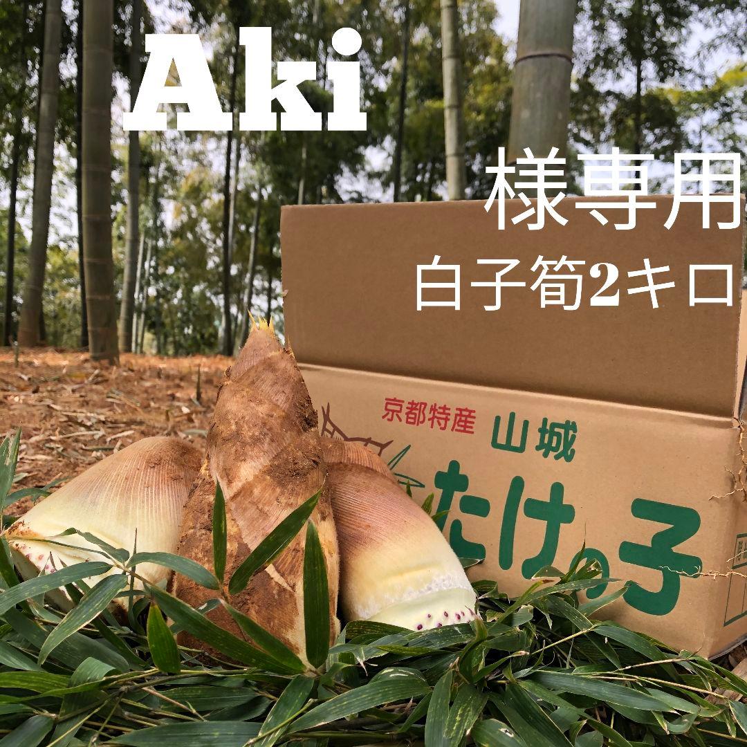 Aki　白子筍2キロ箱込み