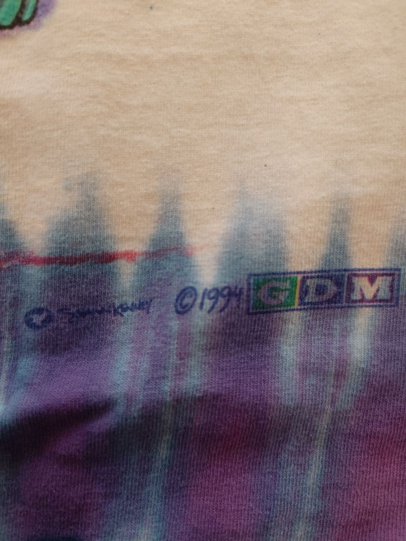 ミュージシャン 90s Grateful Dead Hockey Tie Dye T-shirt