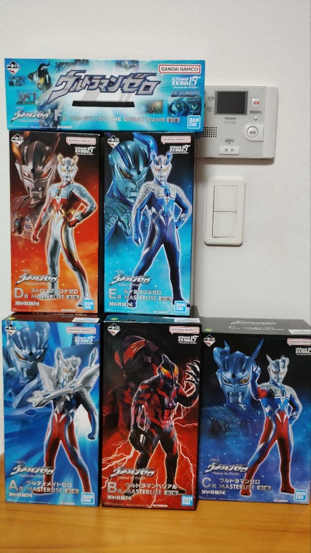 一番くじ ウルトラマンゼロ　ABCDEF 6種セット