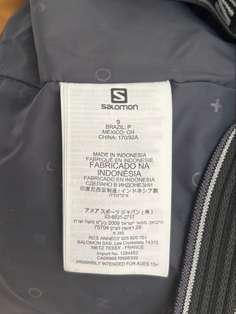 スキー SALOMON HIGHLAND JACKET M / LC1583400