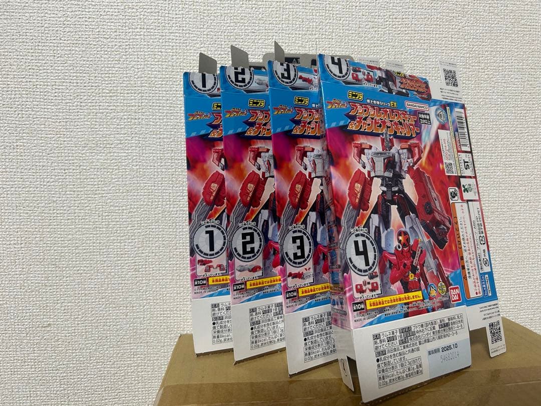ミニプラ ブンブンジャー まとめ売り.（組立済み 完成品）