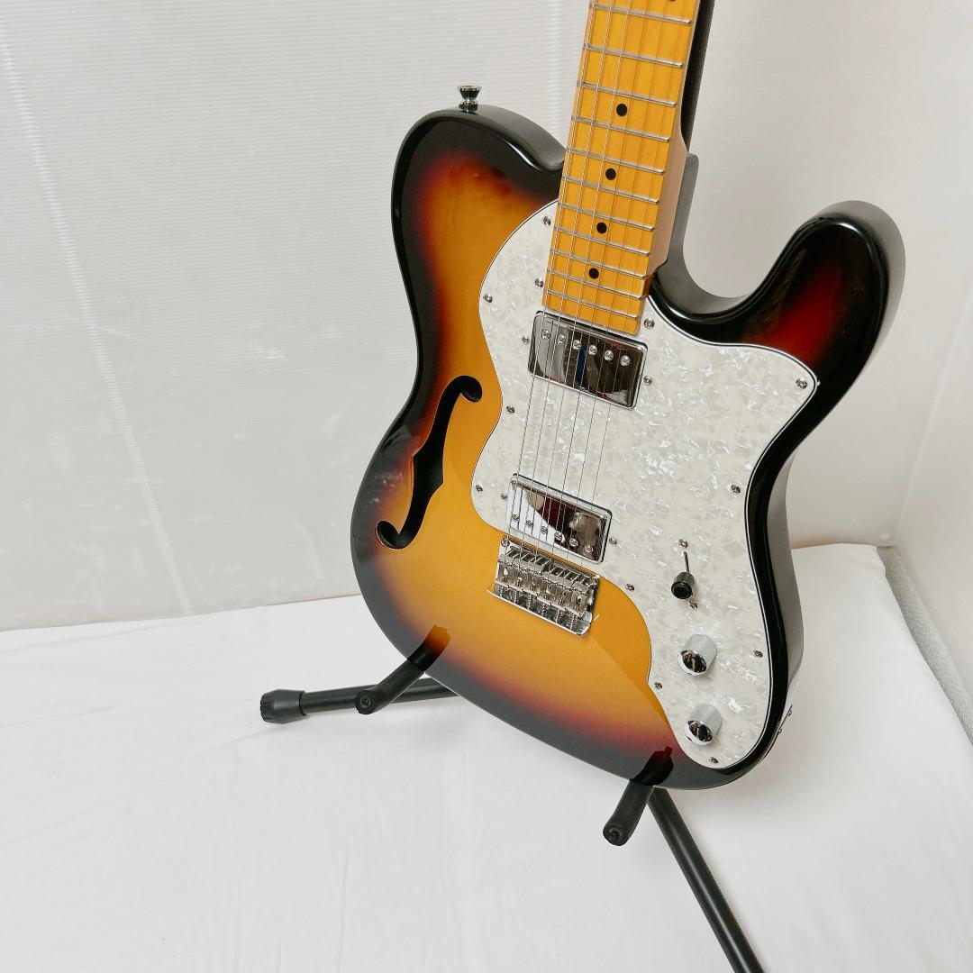 美品 Donner ドナー Telecaster Thinline サンバースト