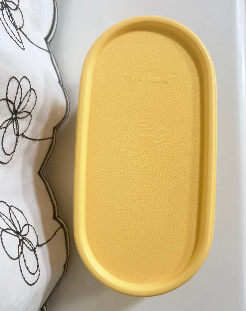 【Tupperware】ピクニックセット　イエロー（中古）