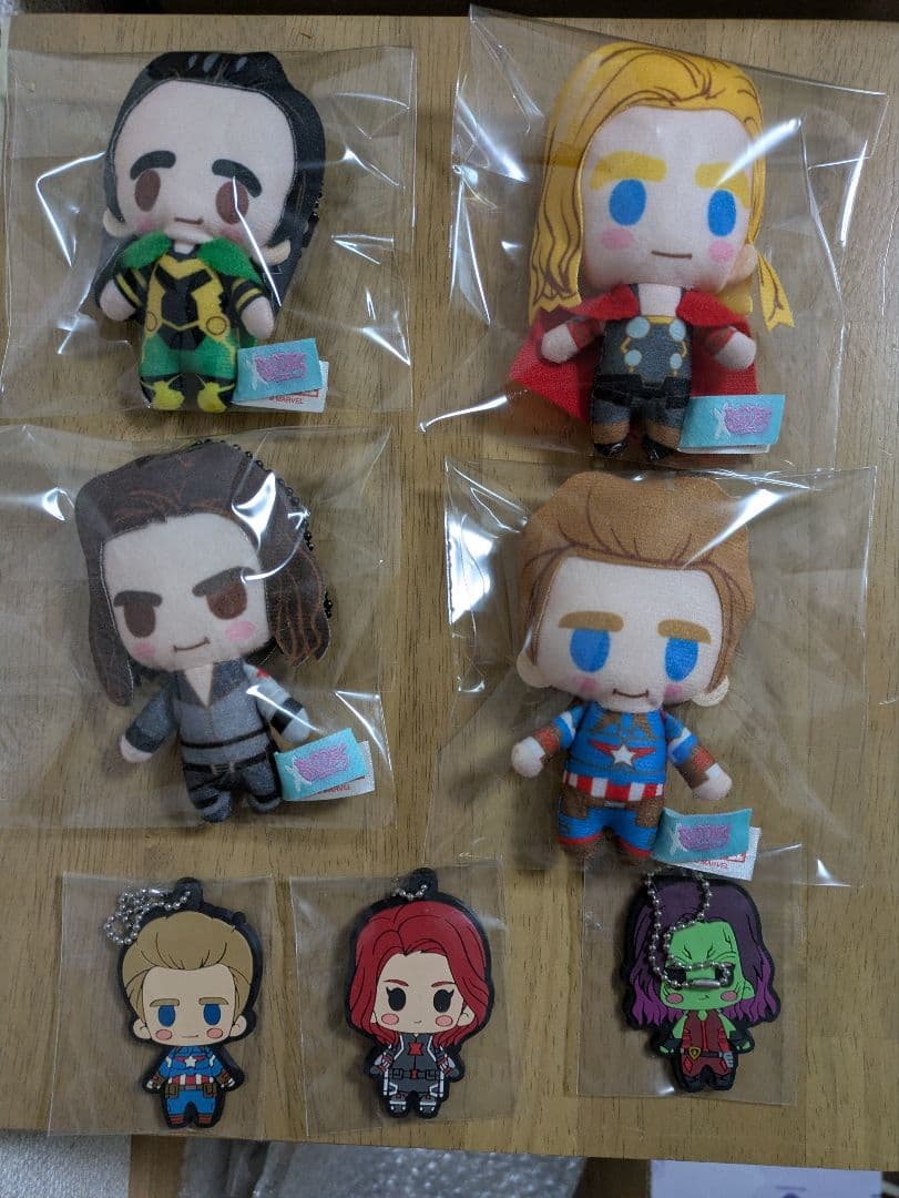 MARVEL X BUDDIES　ぬいぐるみマスコット　ラバーマスコット