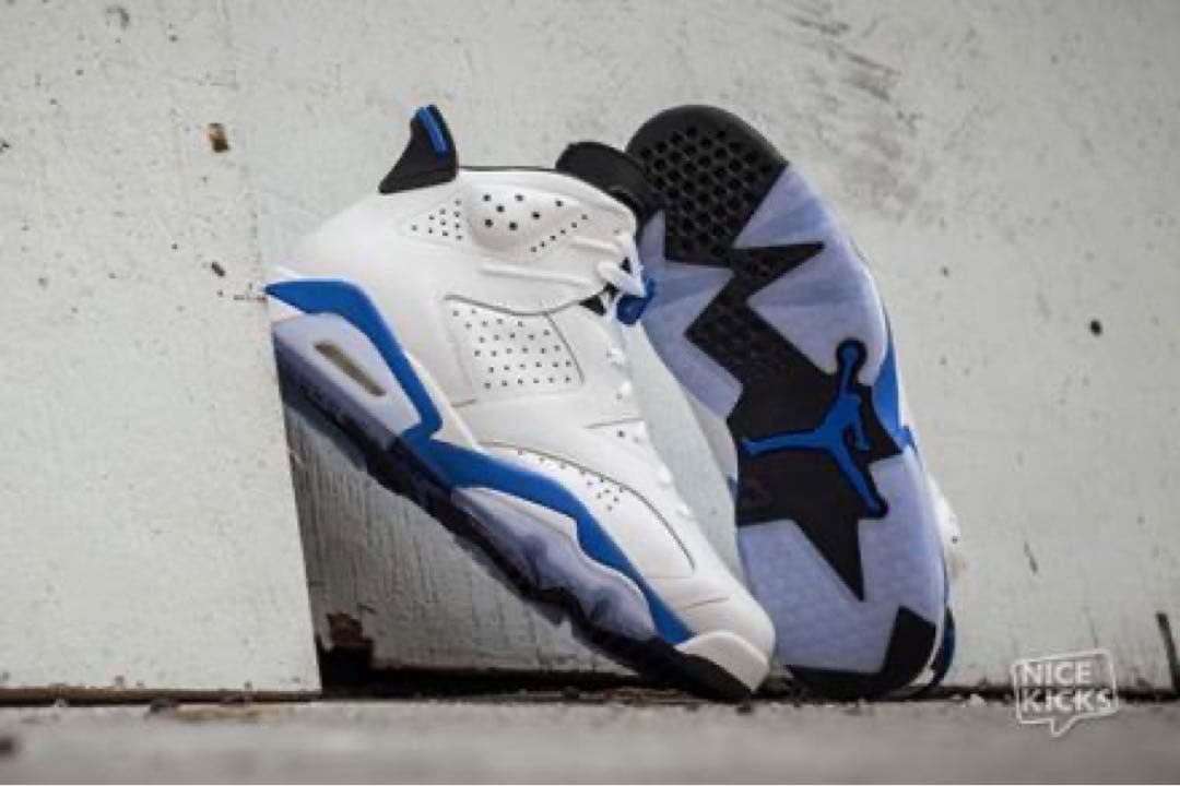 シューズ(男性用) AIR JORDAN 6 RETRO OG SPORT BLUE