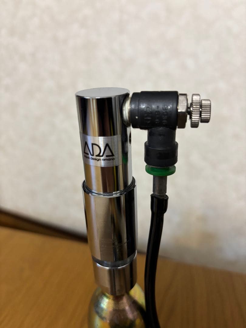ADA CO2レギュレーター変換アダプター付 電磁弁/EL-バルブスタンドセット