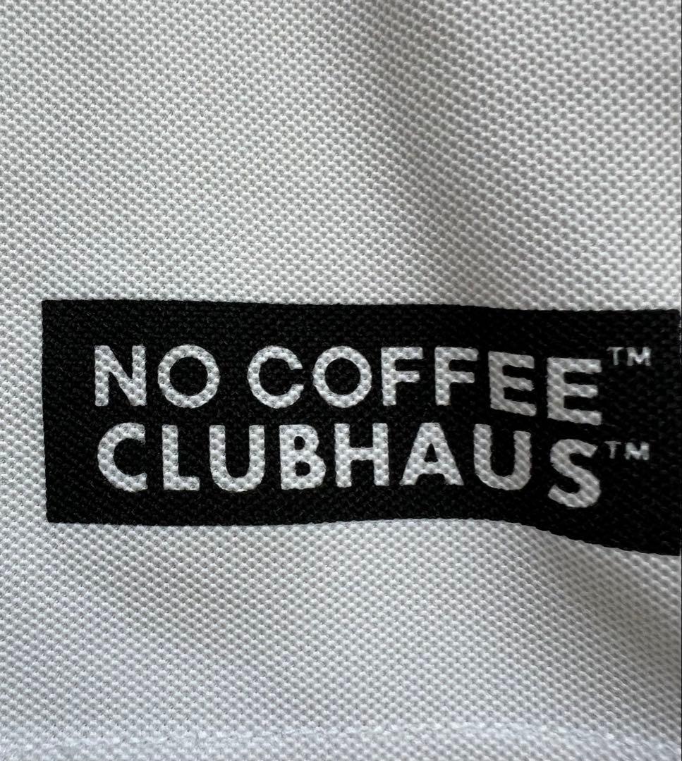 NO COFFEE NO GOLF ノーコーヒー ノーゴルフ ポロシャツ 白