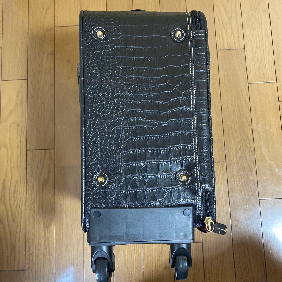 スワニー　キャリーケース クロコダイル型押し　18L スーツケース　トランク
