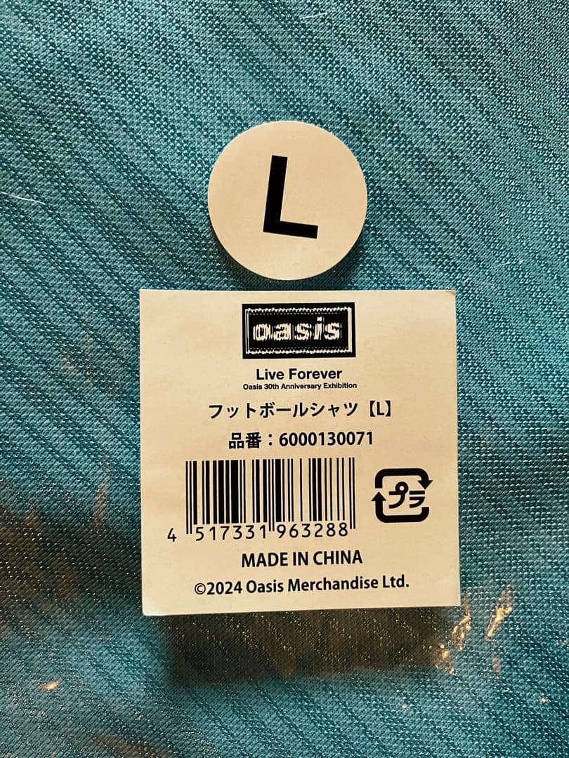 oasis 30th オアシス展 Live Forever シャツ L 未使用品