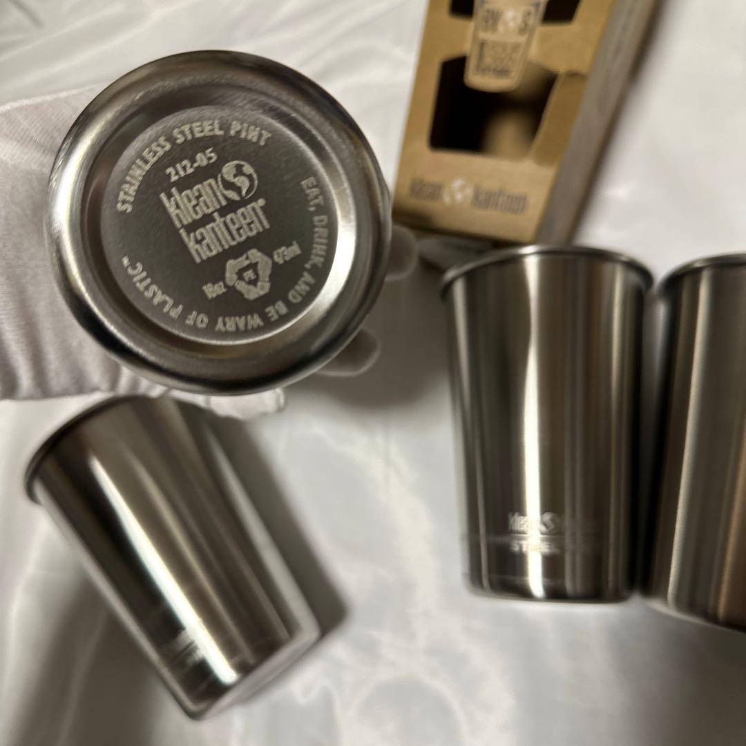 klean kanteen パイントカップ 4pack ステンレス 16oz