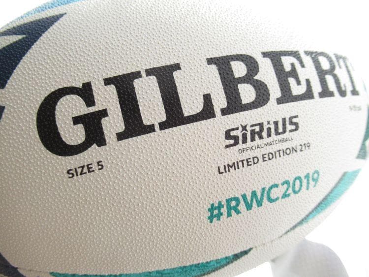 RWC2019 公式試合球 シリウス　ラグビーボール　ギルバート