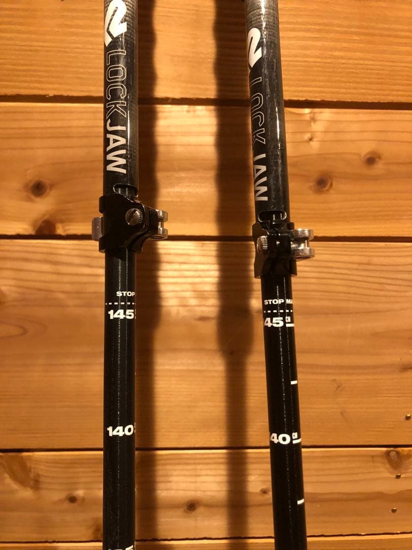 K2 LOCKJAW CARBON 伸縮式 スキー ストック105-145cm