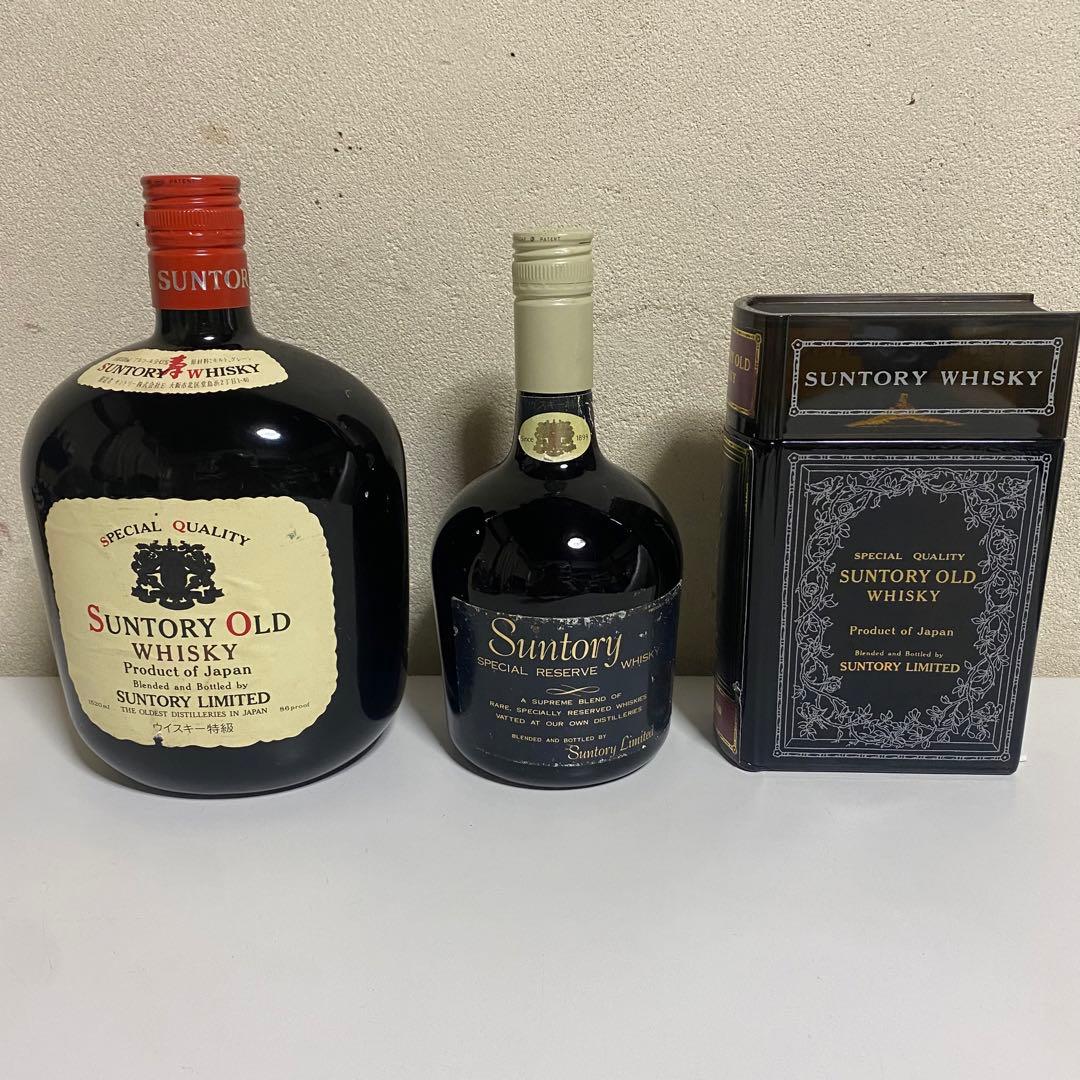 3本セット SUNTORY / サントリー WHISKY ウイスキー特級 保管品