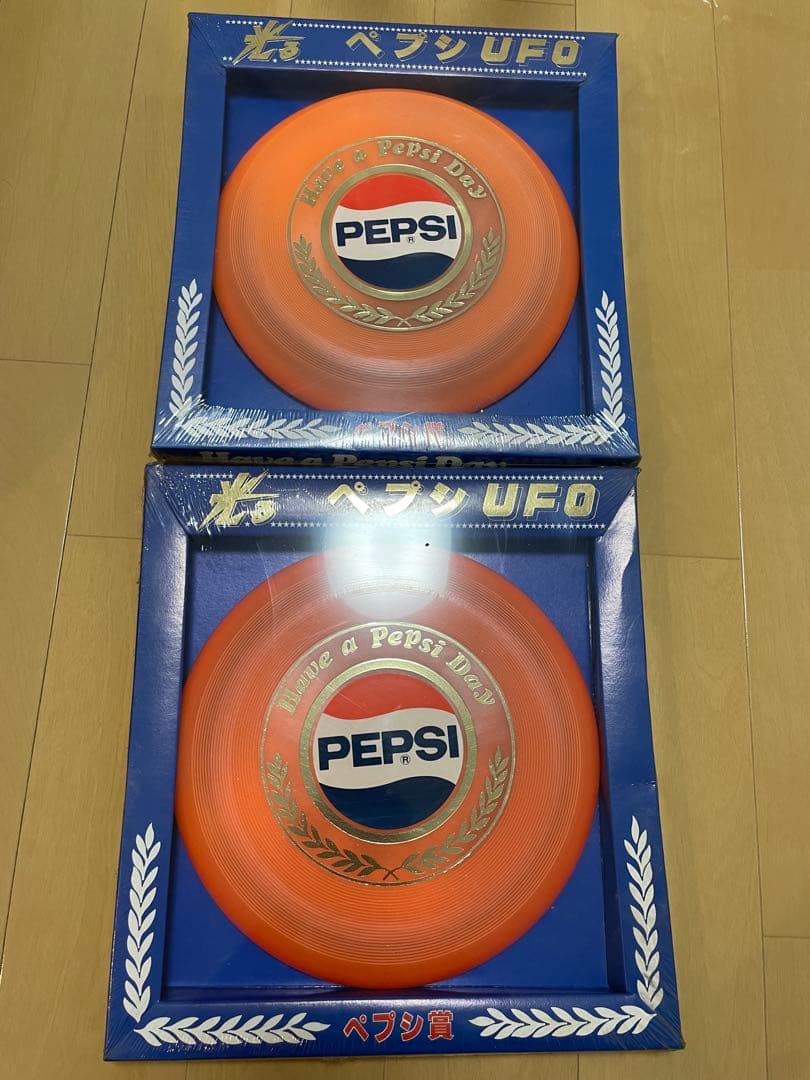 【新品】PEPSI ペプシ　ノベルティグッズ　フリスビー　昭和　非売品