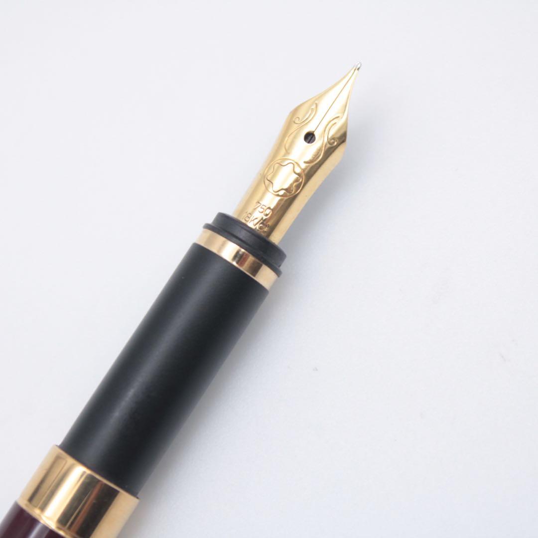 希少 K18 MONTBLANC モンブラン 万年筆 ノブレス オブリージュ 金