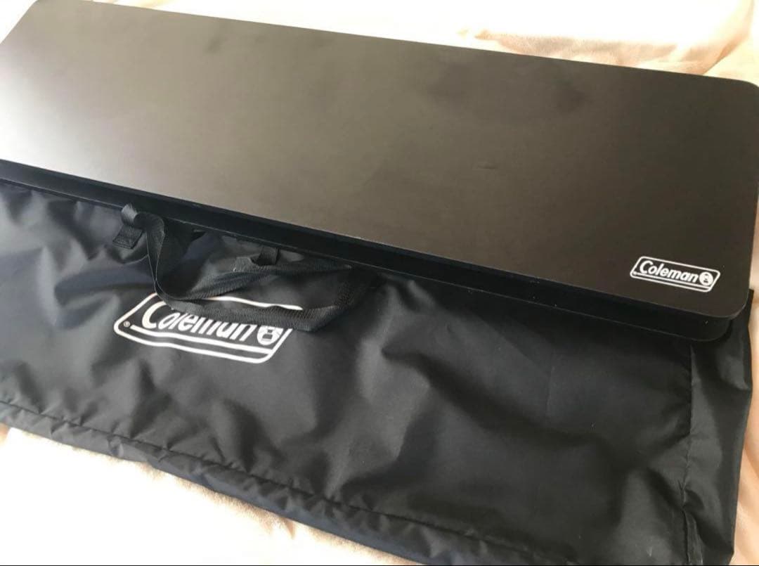 コールマン フォールディングリビングテーブル 黒 オンライン限定