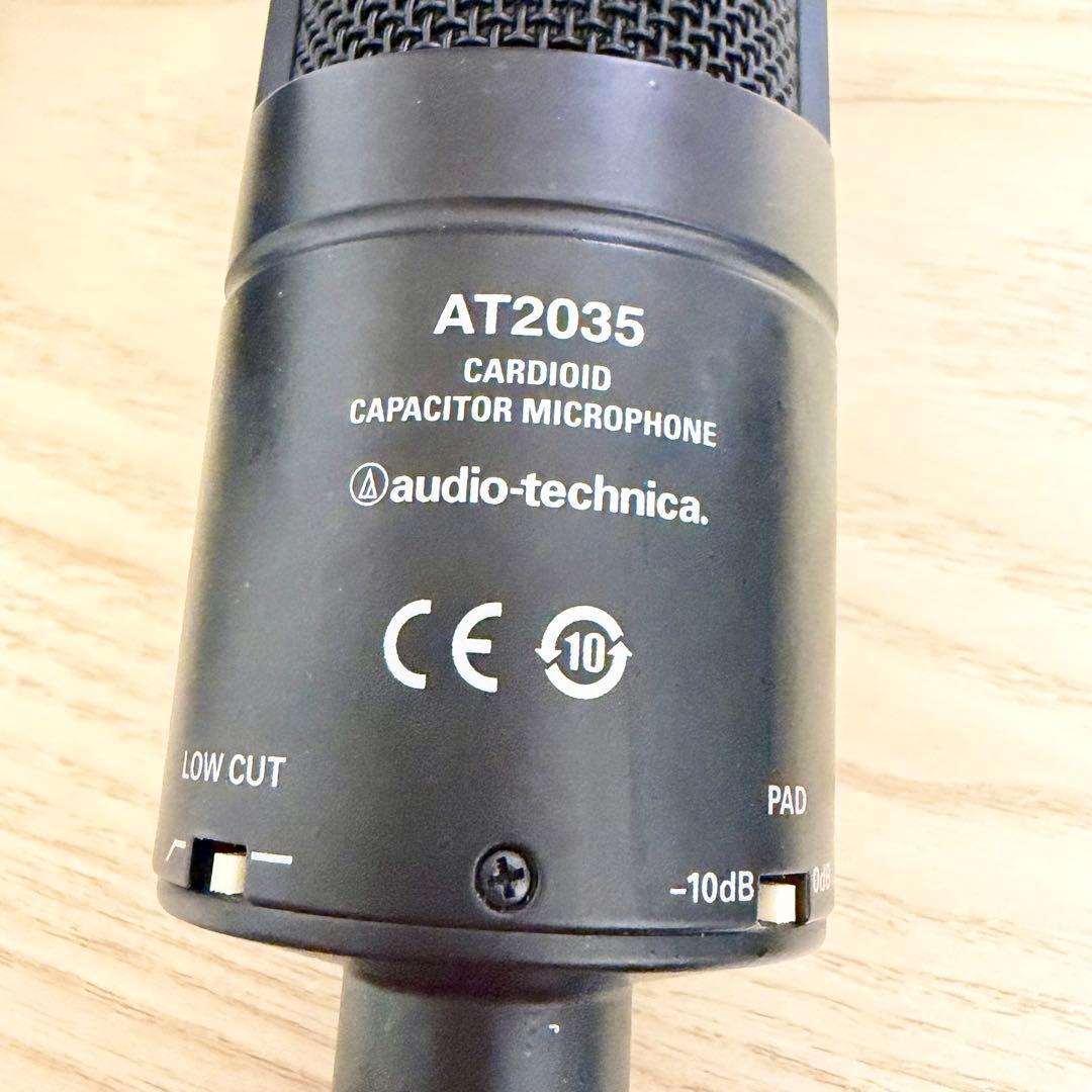 audio−technica AT2035 コンデンサーマイク 24時間以内発送