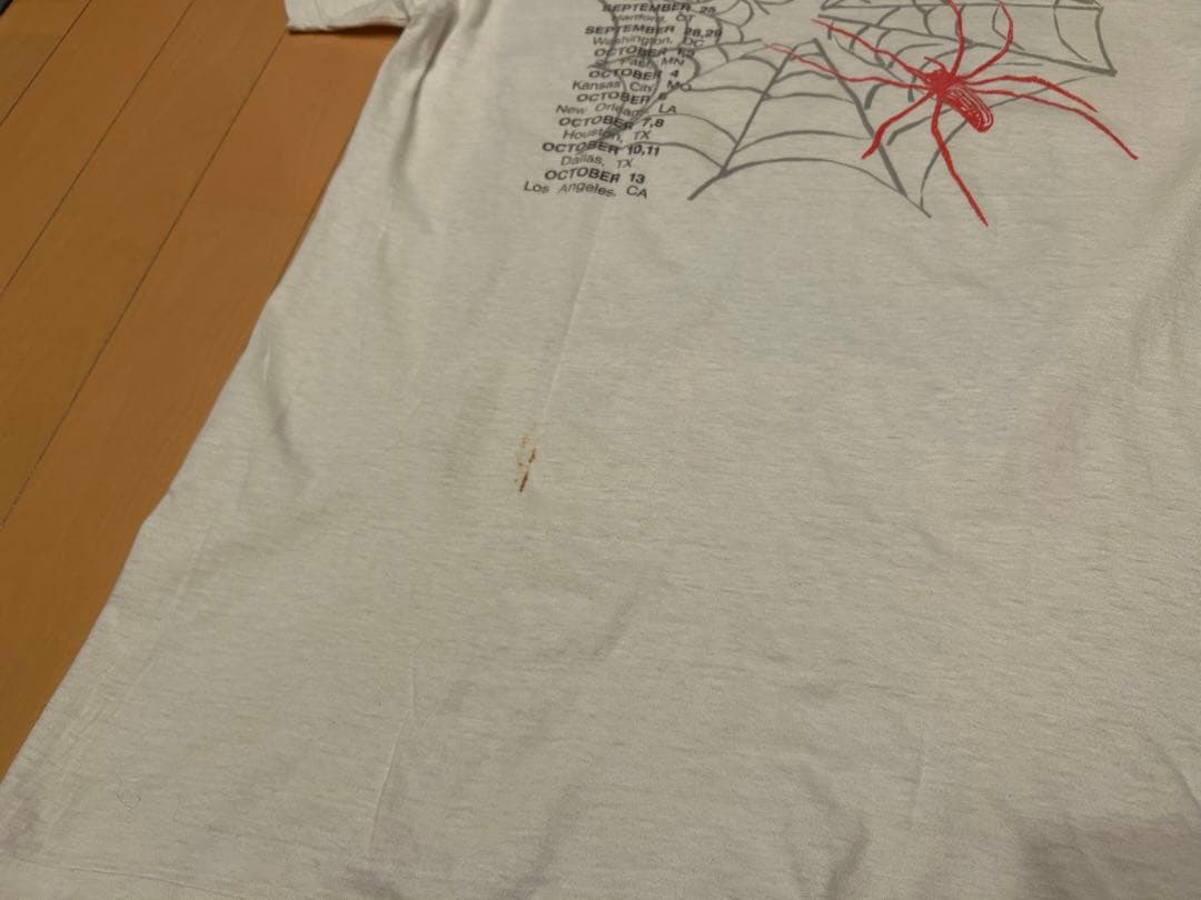 ミュージシャン DAVID BOWIE Glass Spider Tour Tee 1987s