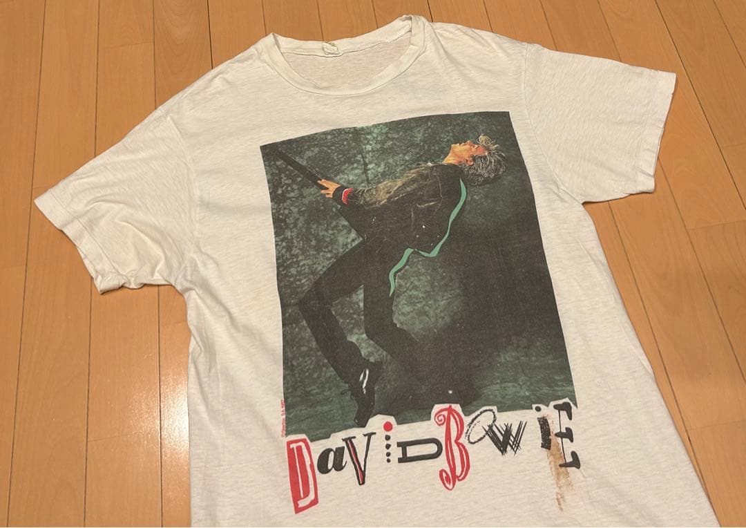 ミュージシャン DAVID BOWIE Glass Spider Tour Tee 1987s