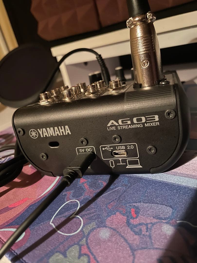 Yamaha AG03 ライブストリーミングミキサー マイク 配信セット