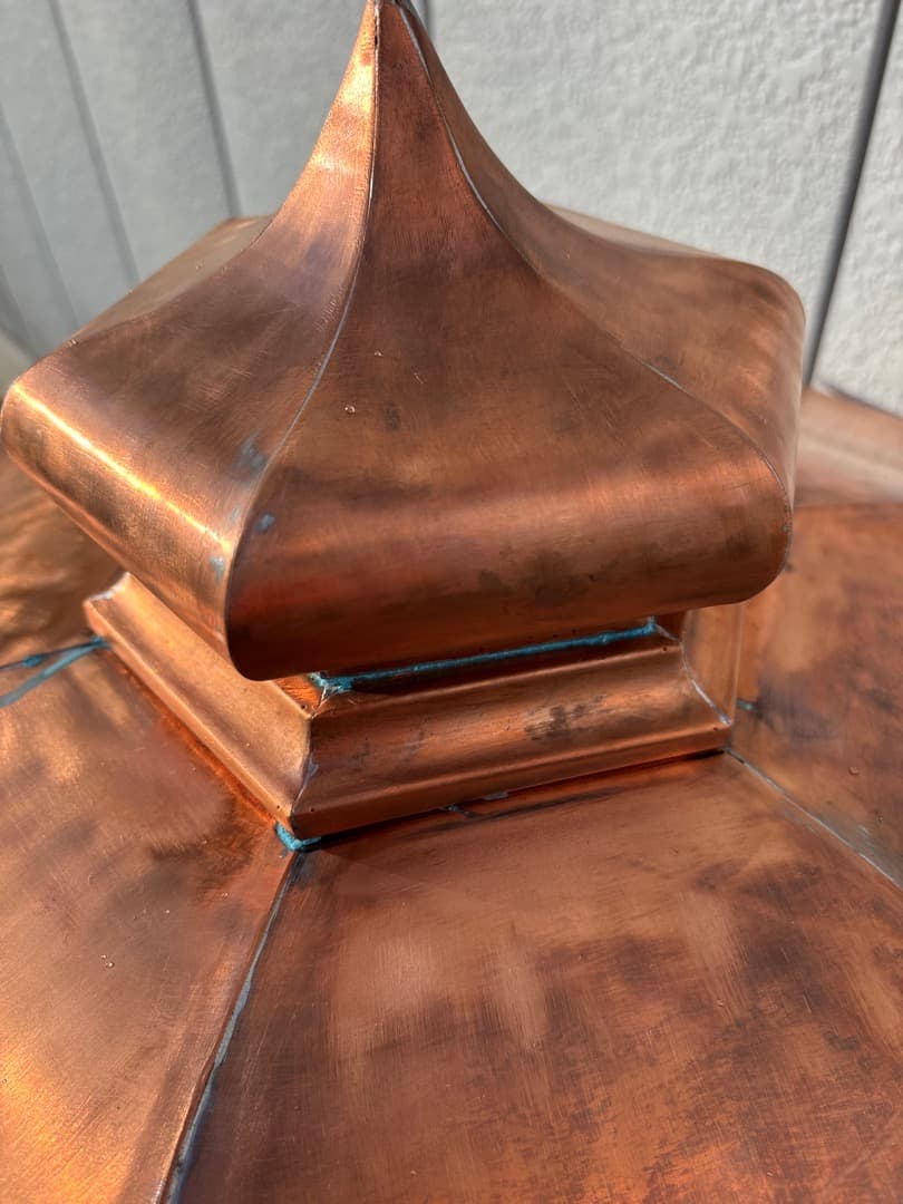 値下げします。 金灯籠　銅製　オリジナル製作品