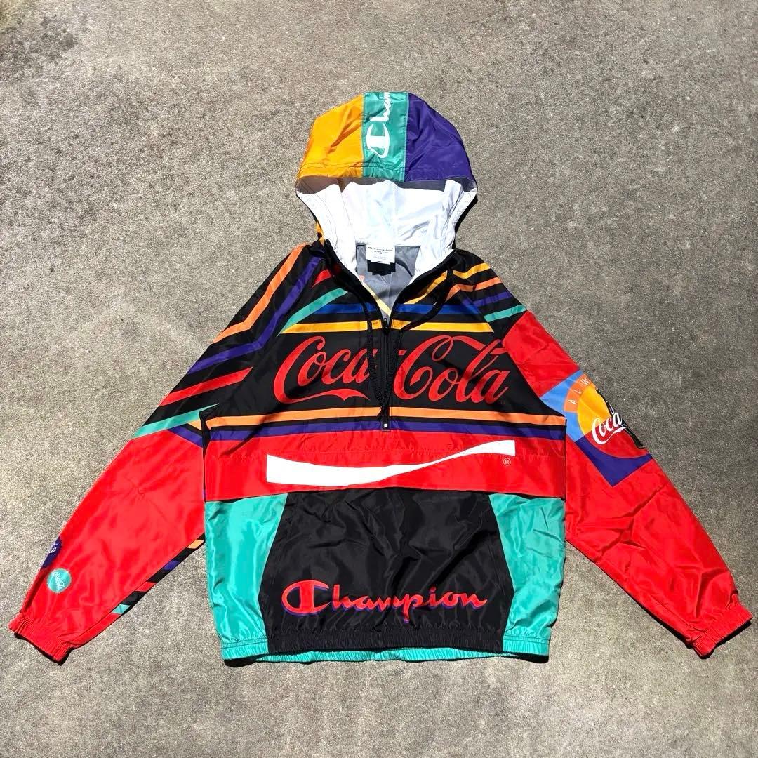 Champion × Coca-Cola オールオーバー アノラック y2k
