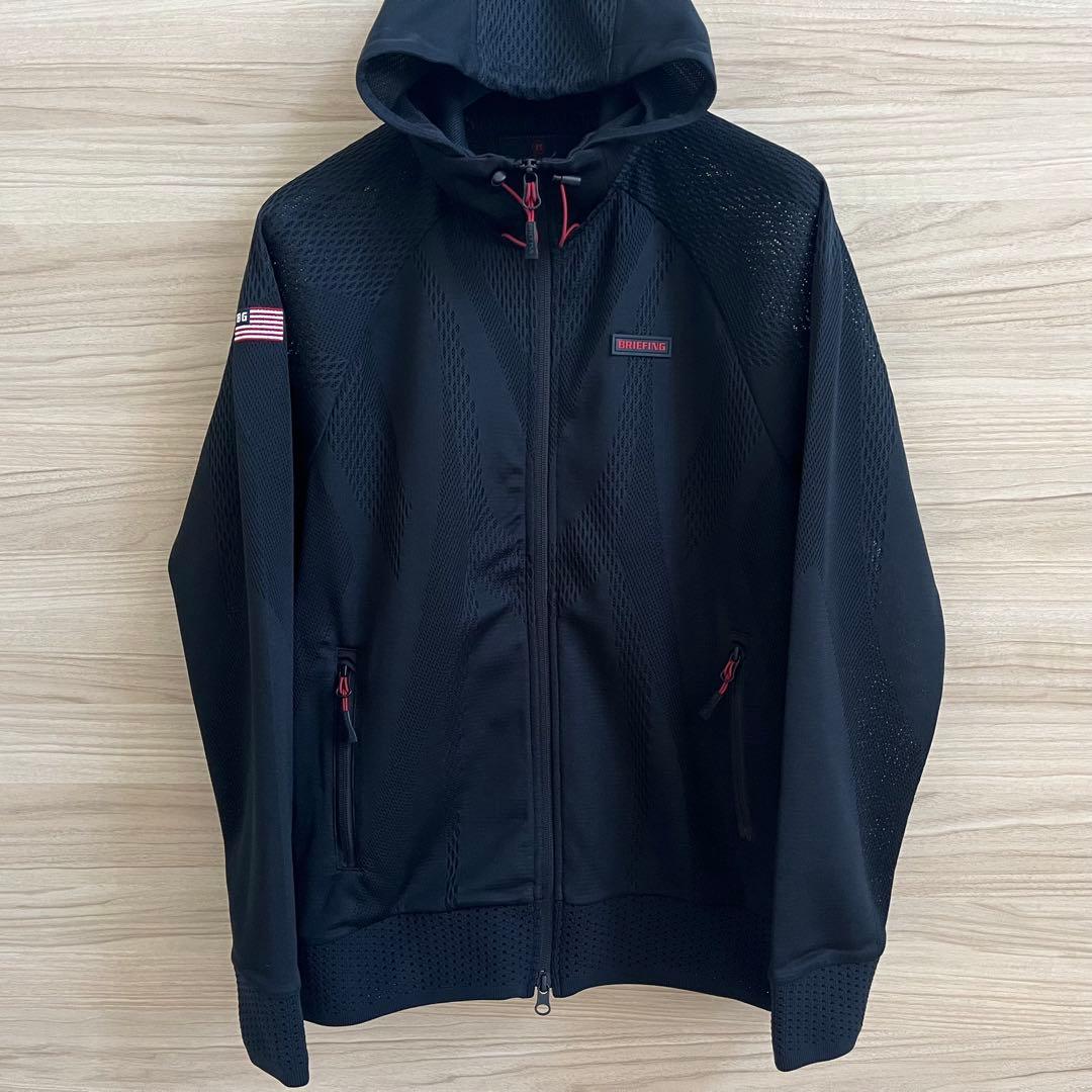 極美品★62,700円 BRIEFING RUSSEL PARKA 黒 メンズM