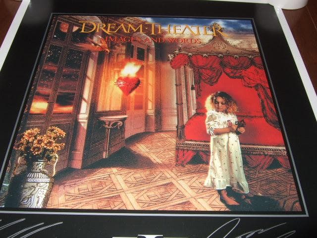 DREAM THEATER,直筆サイン入りリトグラフ,新品,証明書付き