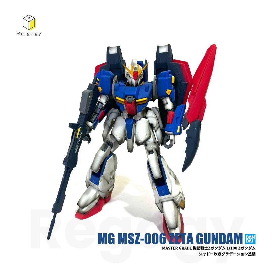 MG Zガンダム グラデーション塗装 1/100 プラモデル 完成品 バンダイ