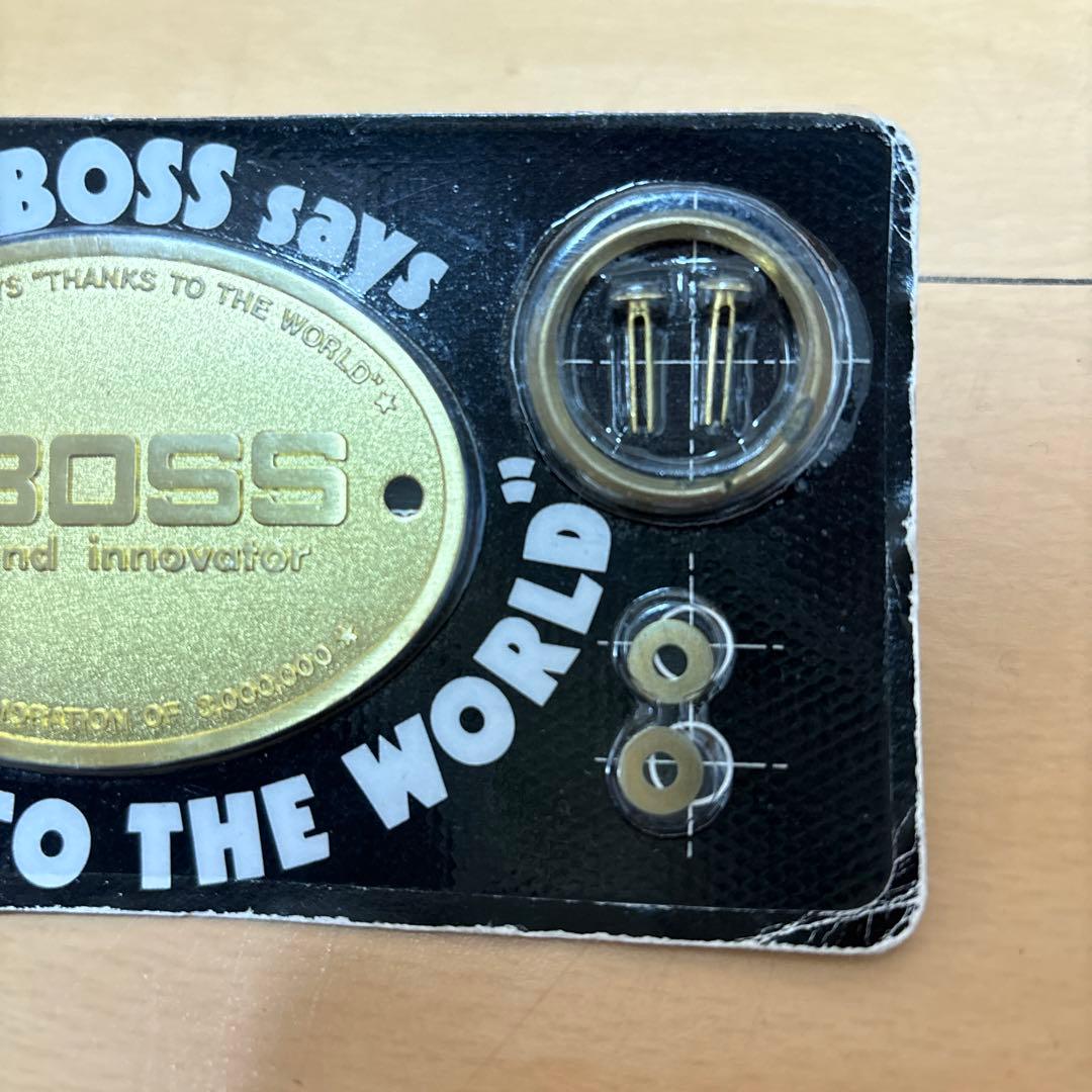 【超貴重品】BOSS メタルプレート1980年代